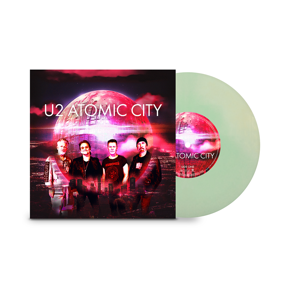 Atomic City: Limited Edition Photoluminescent Transparent 7’’ Vinyl – U2 Australia